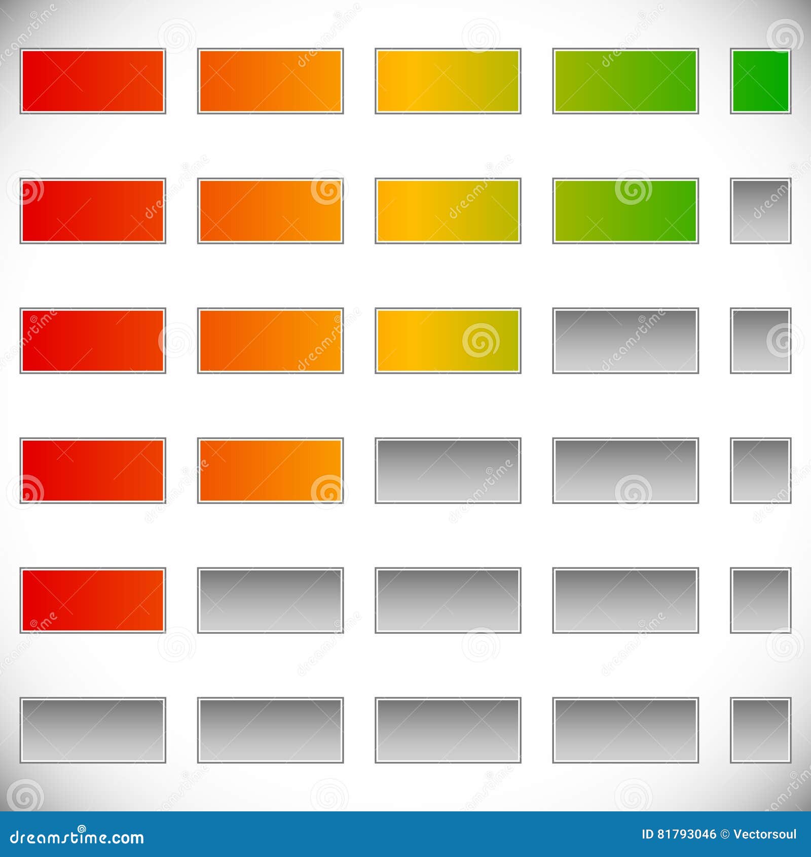 5-step Progress, Step Indicators. Swap Colors Easily Vector ... 5-step Progress, Step Indicators. Swap Colors Easily Vector ...