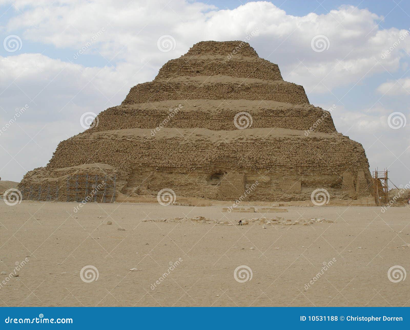 The Step Pyramid stock photo. Image of desert, travel - 10531188