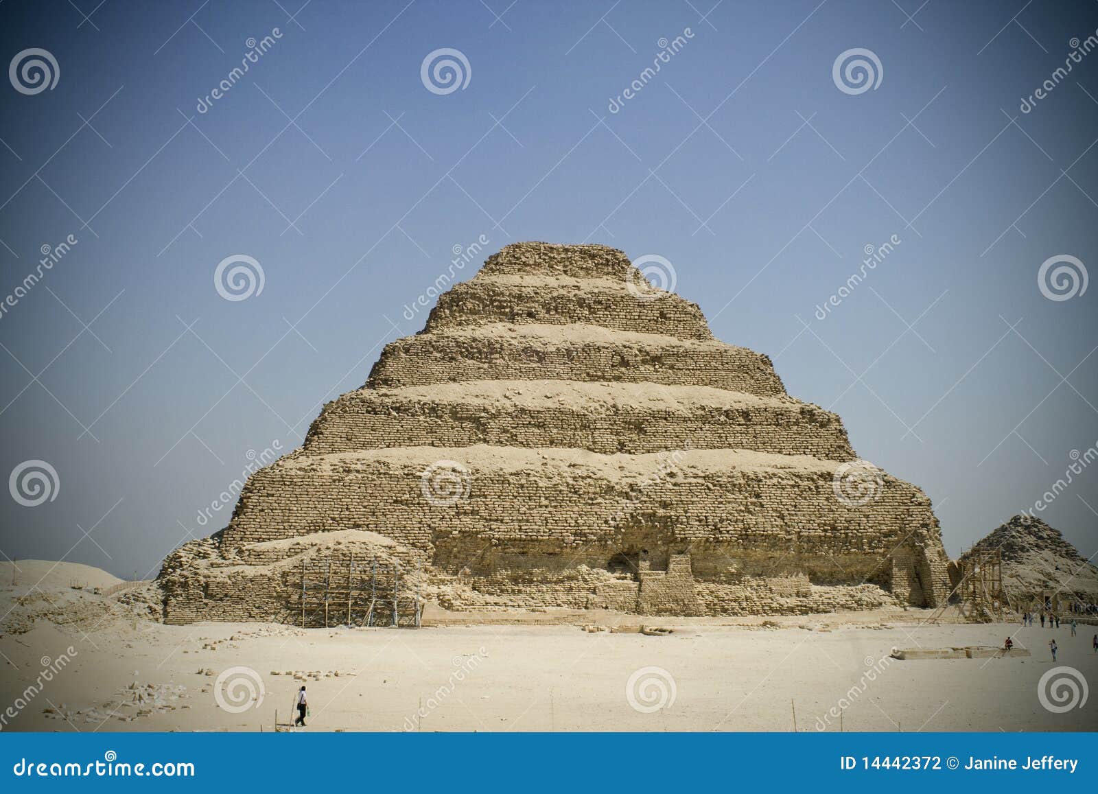 Step pyramid stock photo. Image of cairo, egypt, architecture - 14442372