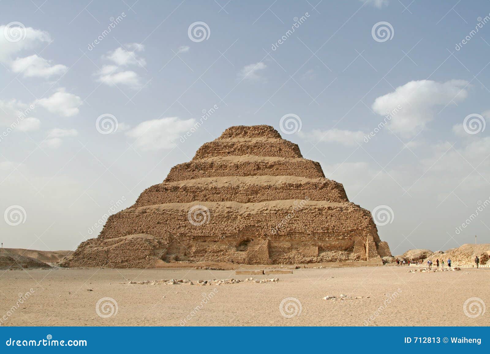 Step Pyramid stock image. Image of dust, peak, hill, landmark - 712813