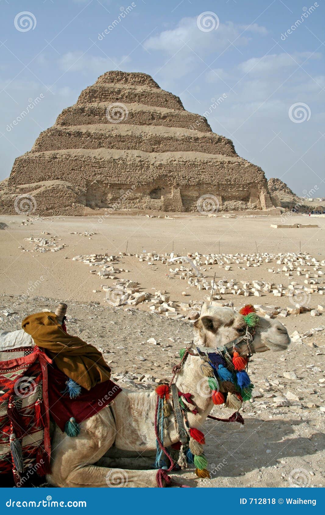 Step Pyramid stock photo. Image of hill, cloud, desert - 712818