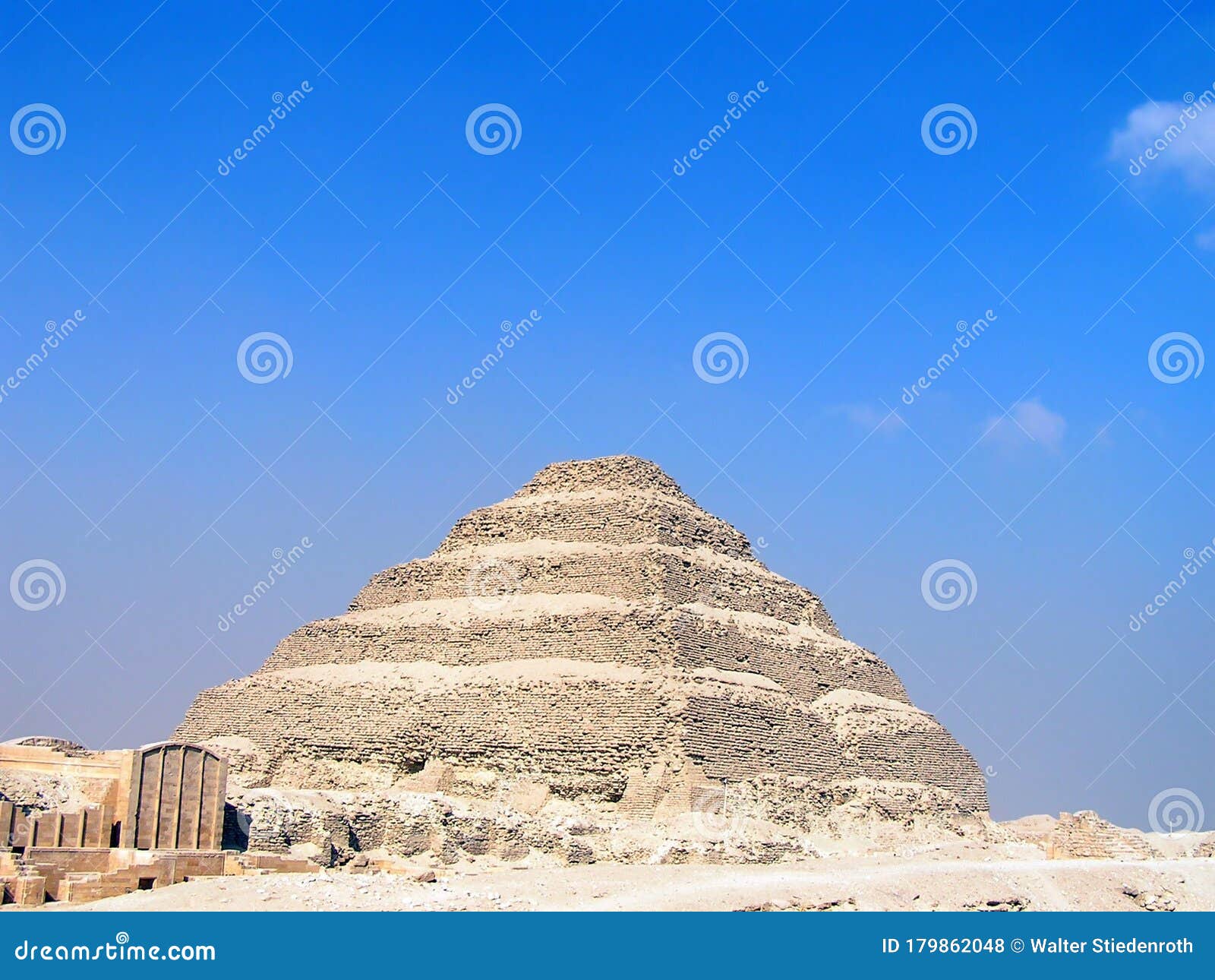 Djoser Pyramid in Egypt, North Africa Stock Photo - Image of pyramid ...