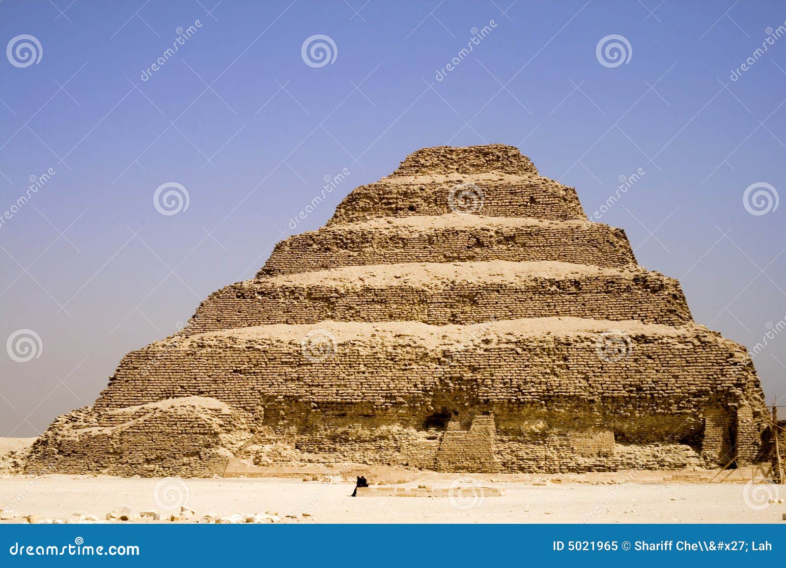 The Step Pyramid of Djoser stock image. Image of exterior - 5021965
