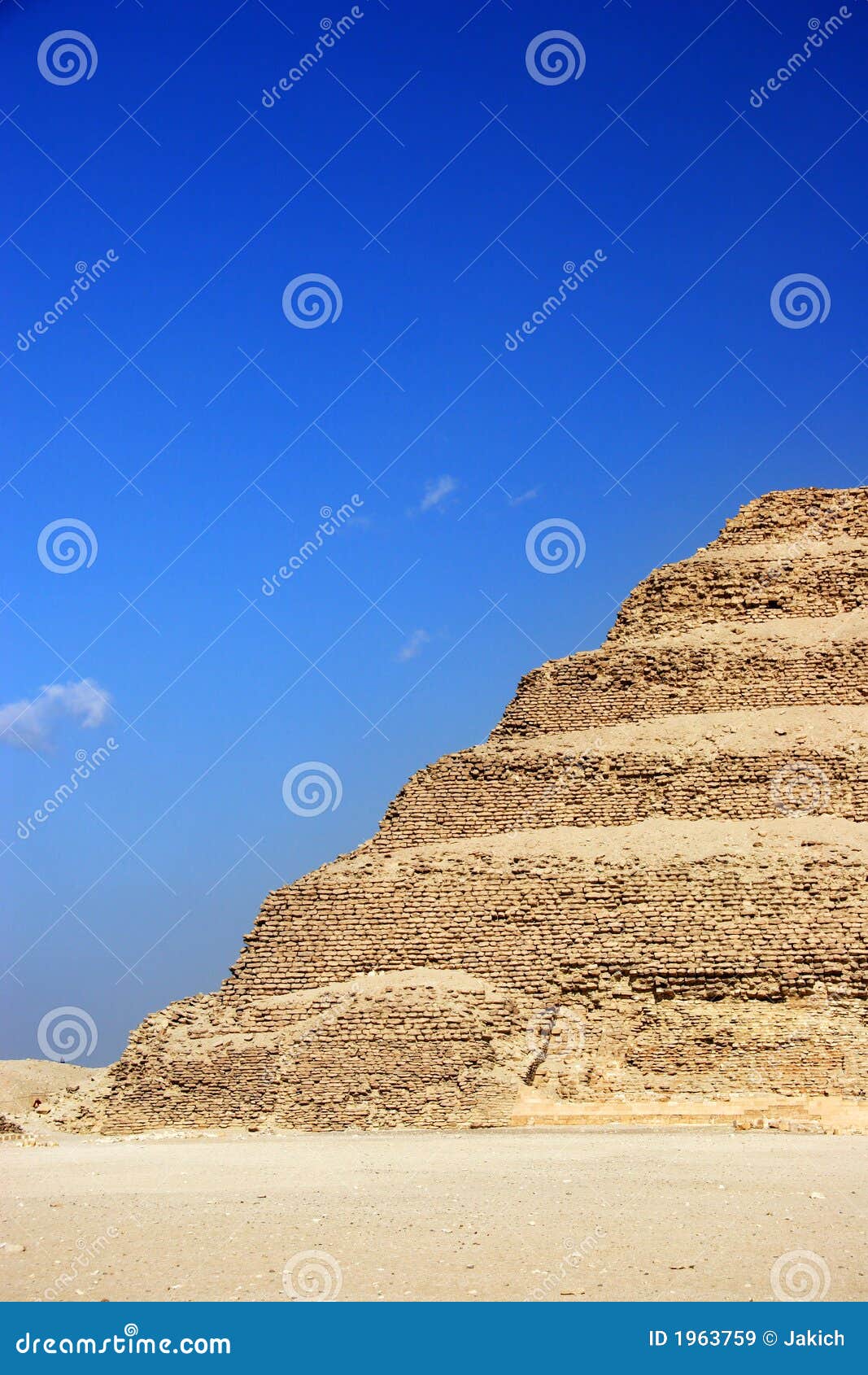 The Step Pyramid of Djoser Abstract, Egypt Stock Image - Image of ...