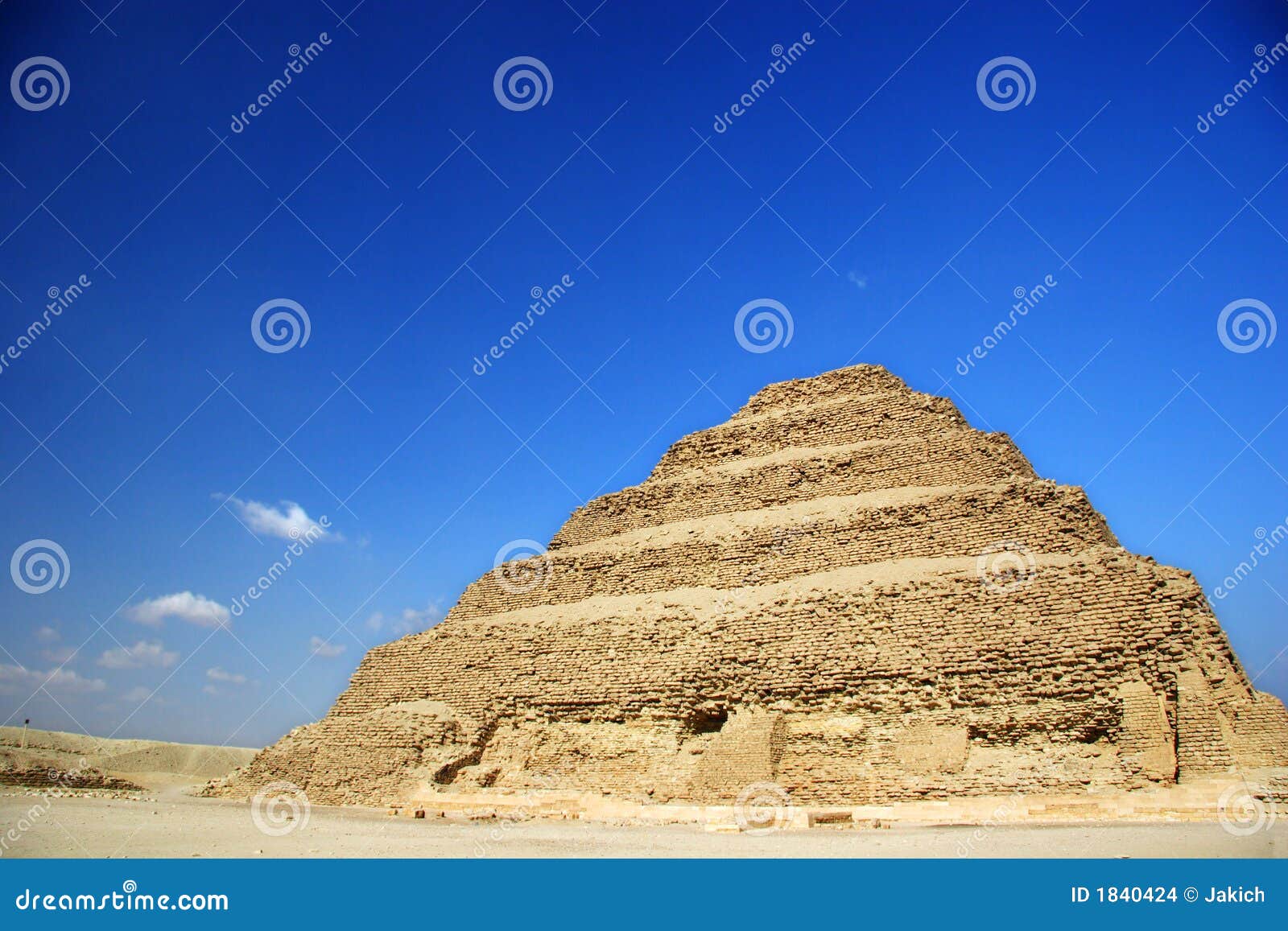 The Step Pyramid of Djoser in Egypt Stock Photo - Image of culture ...