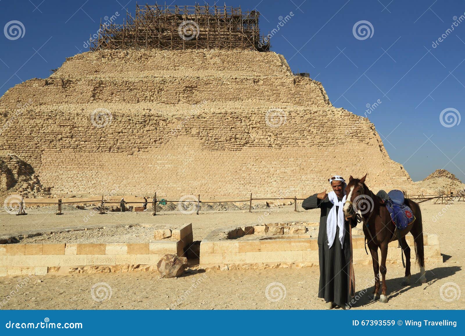 The Step Pyramid of Djoser in Egypt Editorial Stock Image - Image of ...