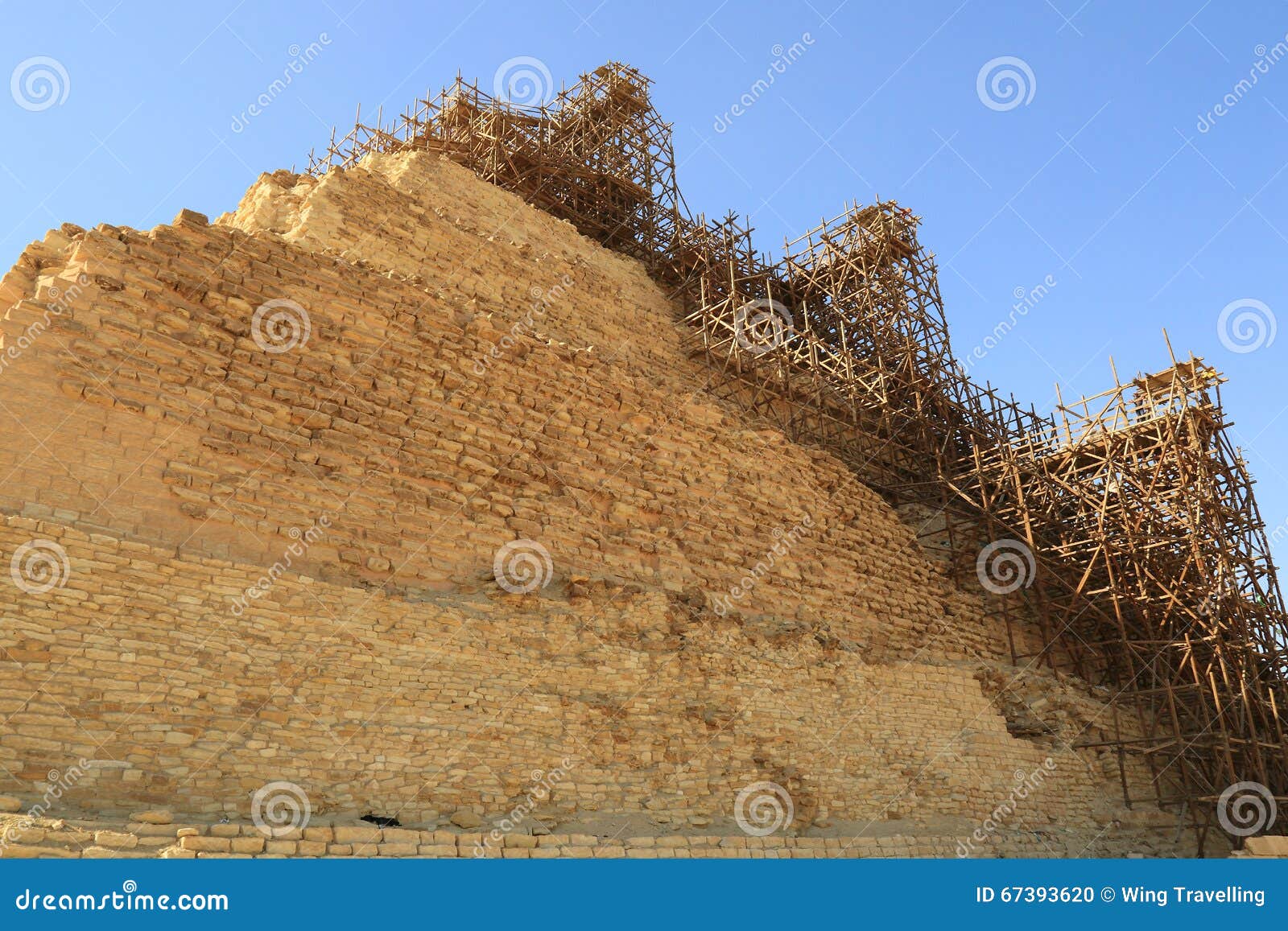 The Step Pyramid of Djoser in Egypt Stock Photo - Image of pyramid ...