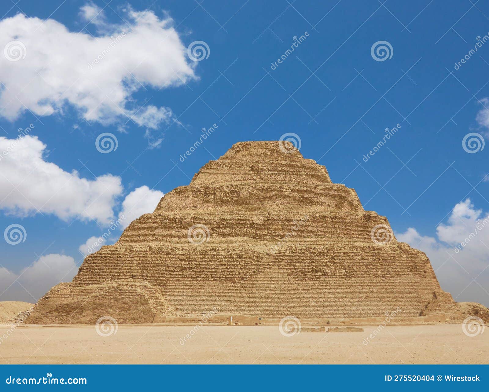 Step Pyramid of Djoser and Its Interior Stock Photo - Image of view ...