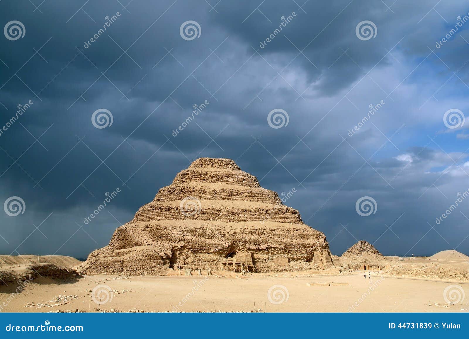 Step pyramid, Egypt stock image. Image of mastaba, desert - 44731839