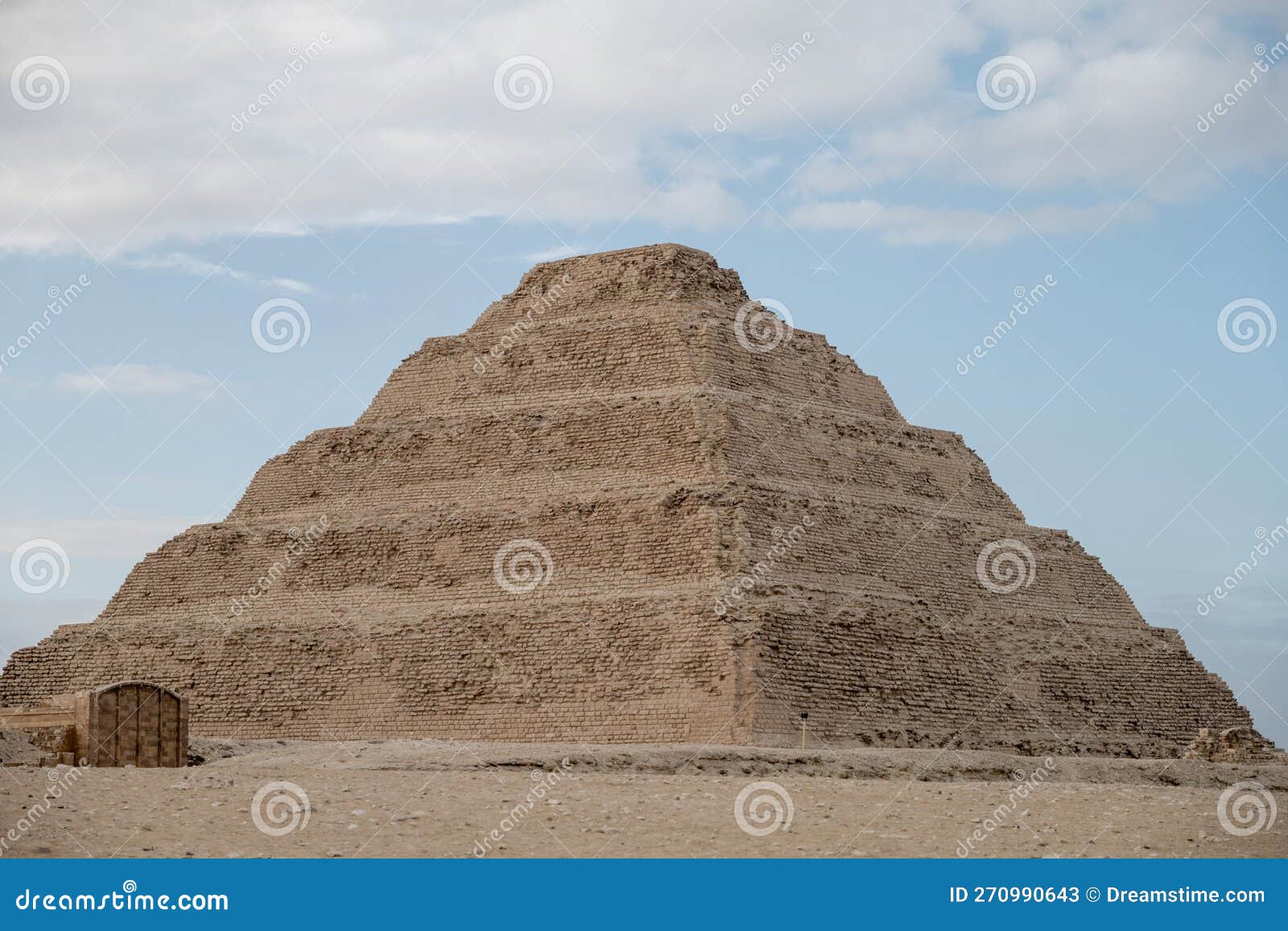 Step Pyramid in Giza stock image. Image of desert, landmark - 270990643