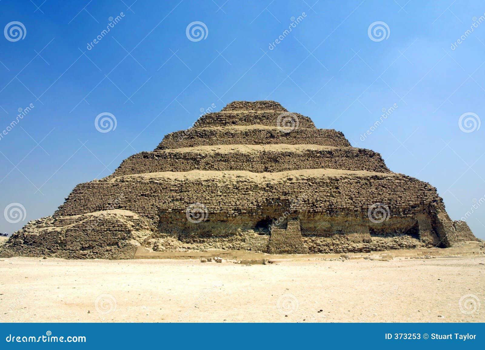 Step Pyramid at Saqqara stock image. Image of pyramid, saqqara - 373253