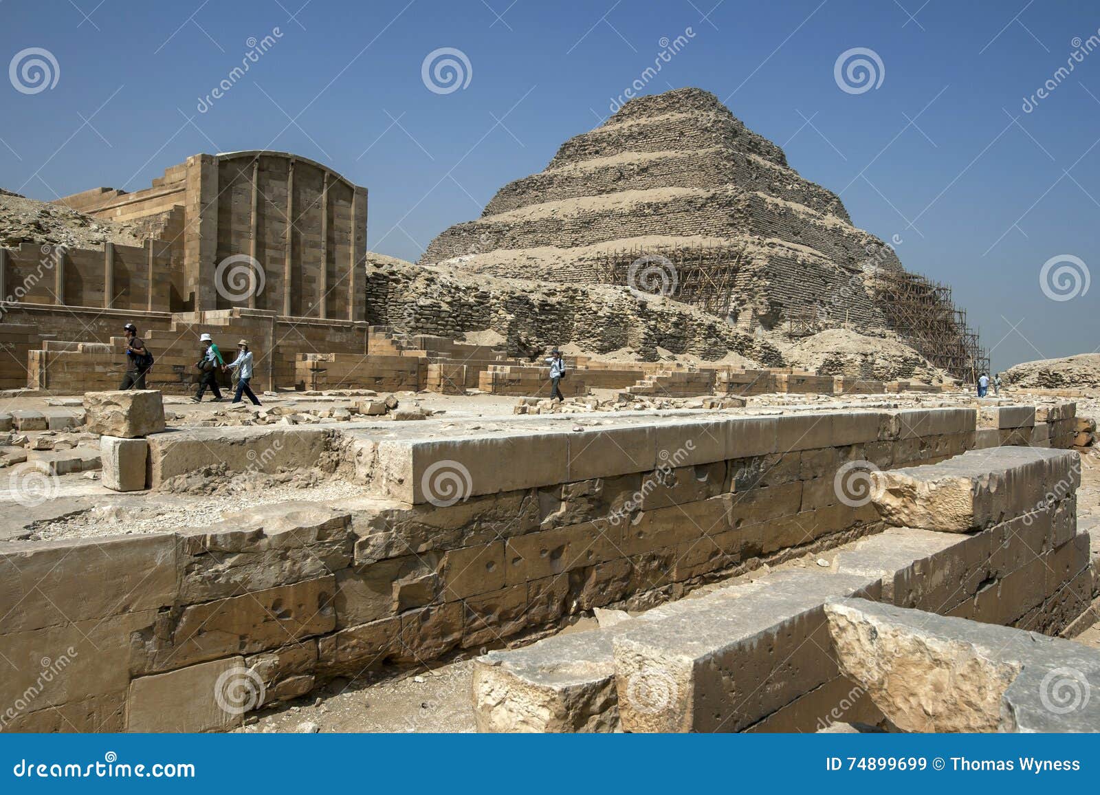Step Pyramid Of Zoser, First Ever Built Editorial Image | CartoonDealer ...