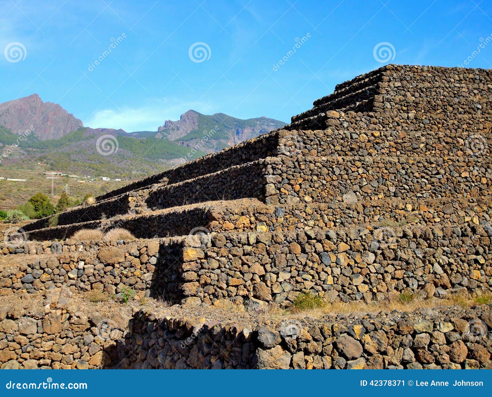 Step Pyramid in Tenerife stock image. Image of stone - 42378371