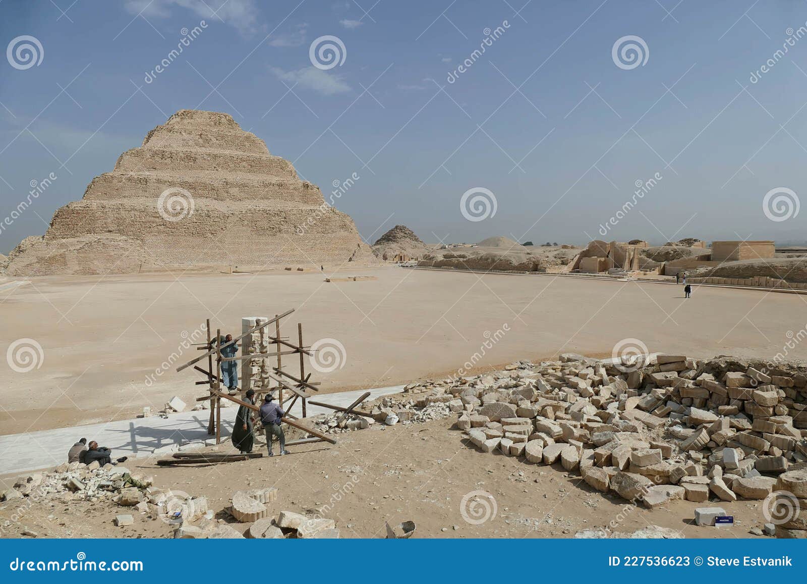 Step Pyramid of Zoser, First Ever Built Editorial Stock Photo - Image ...