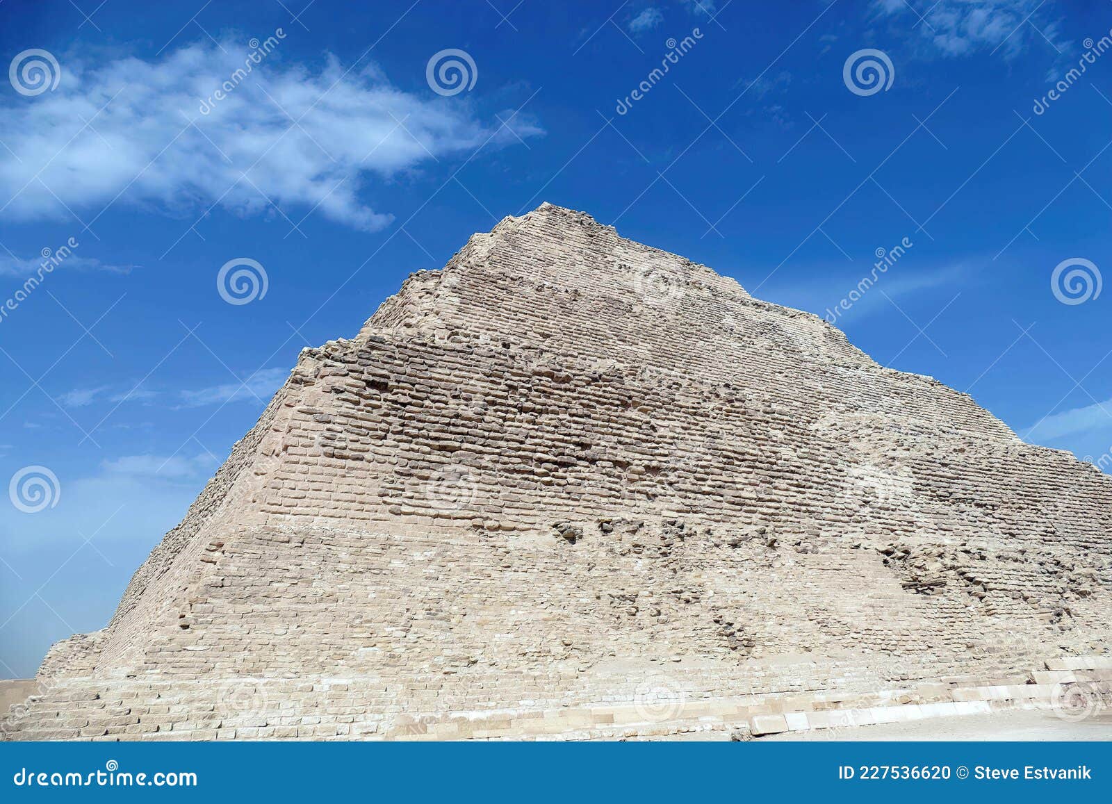 Step Pyramid of Zoser, First Ever Built Stock Photo - Image of ...