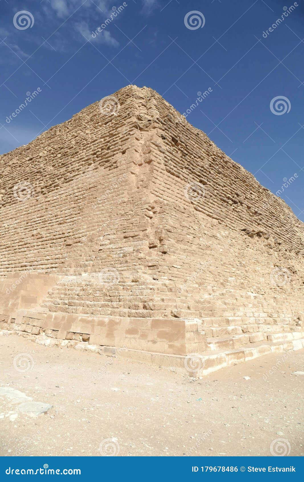 Step Pyramid of Zoser, First Ever Built Stock Photo - Image of ...