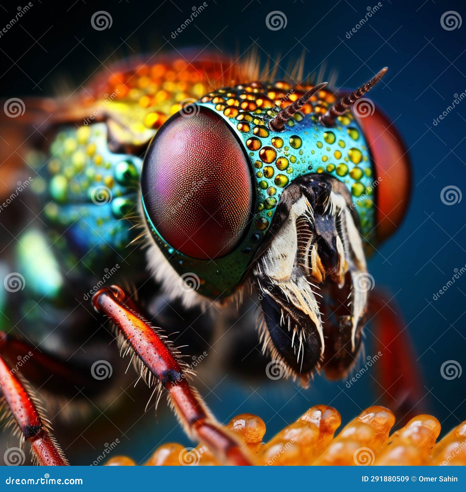 The Window To a Different World: Examining Insect Eyes Up Close Stock ...