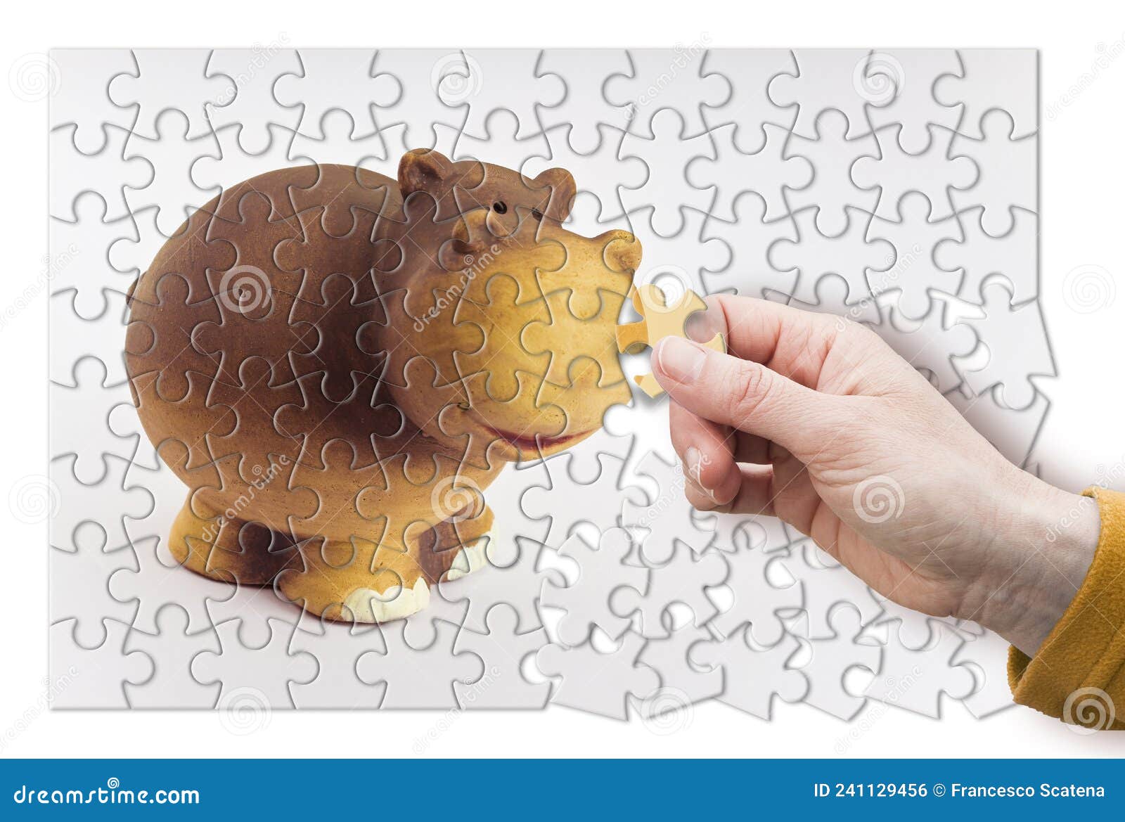 Step by Step Reduce Your Weight - Concept Image in Jigsaw Puzzle Shape ...