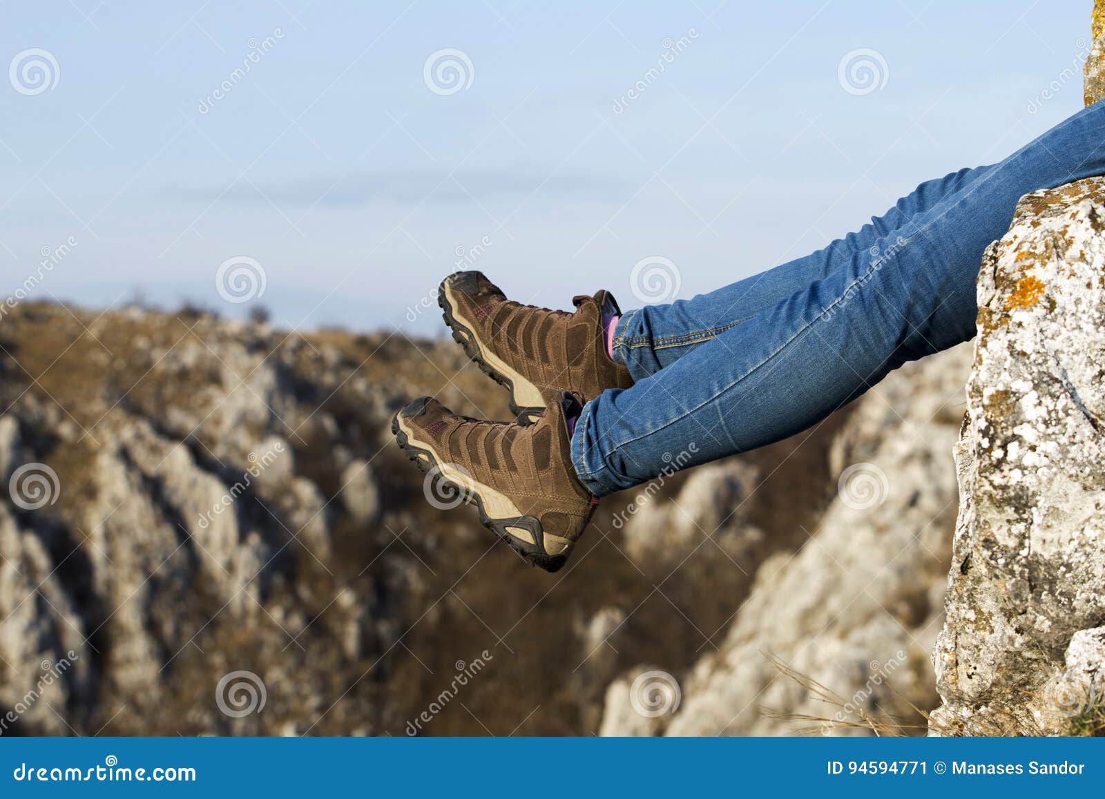 Step on rocks stock image. Image of active, path, climber - 94594771