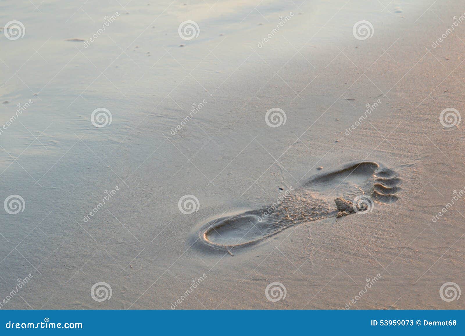 Step in the sand stock image. Image of relaxation, beautiful - 53959073