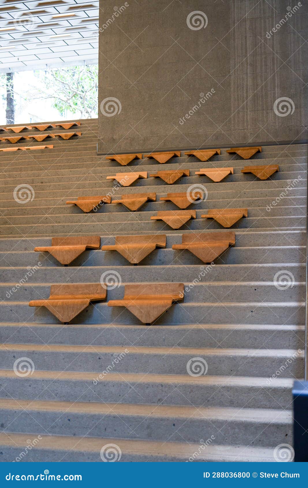 Step Seating for Indoor Casual Theater and Event Spaces Stock Photo ...