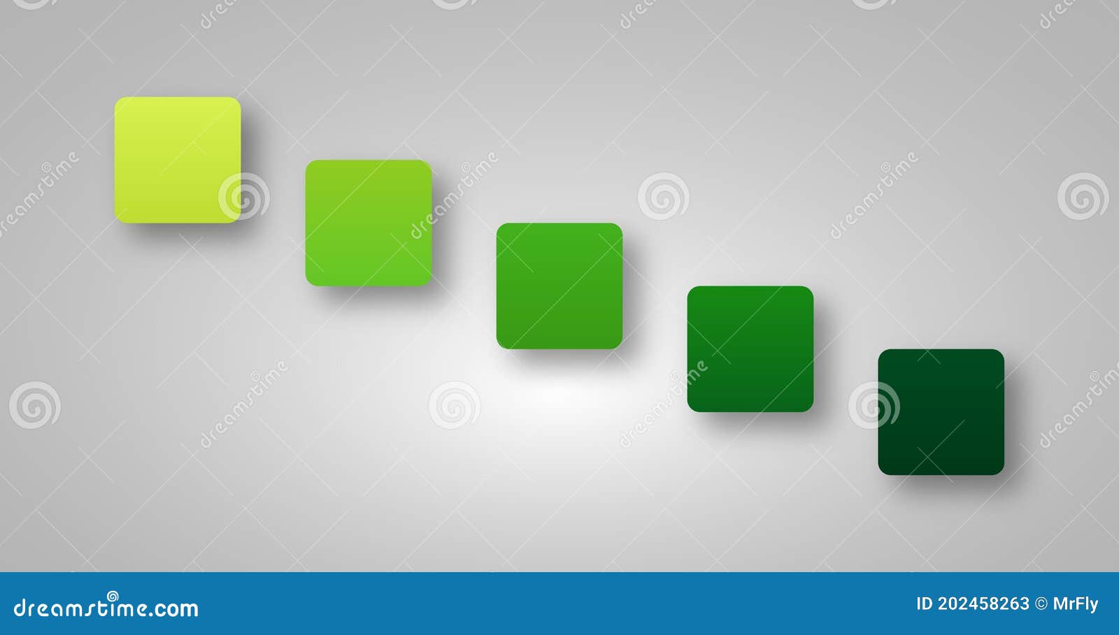 5 Step Square Infographic Diagram, Vector Illustration Stock Vector ...