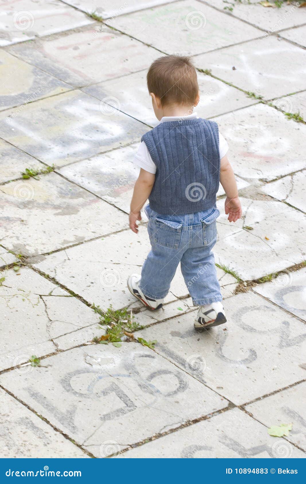 Step by step stock image. Image of squares, road, childhood - 10894883
