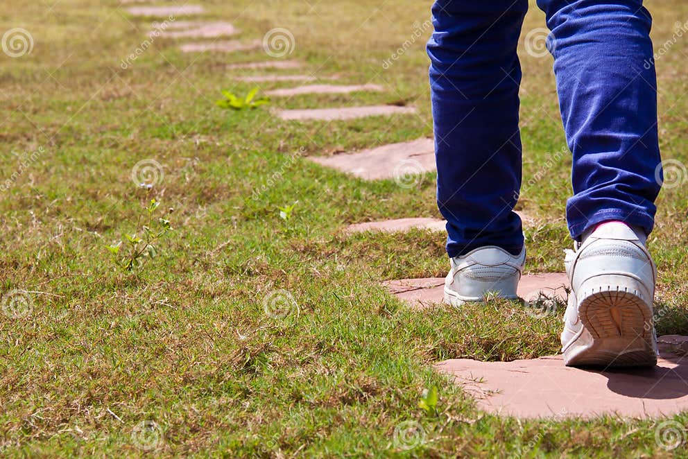 Step by Step stock photo. Image of pedestrian, passing - 27364826