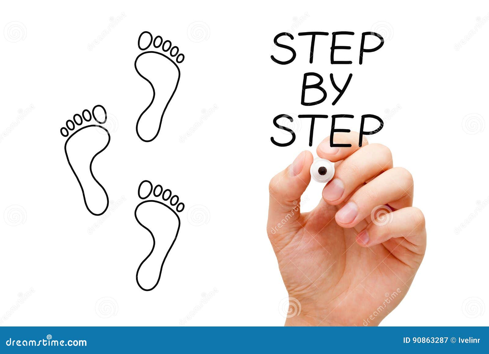 Step by Step Concept stock image. Image of accomplishment - 90863287