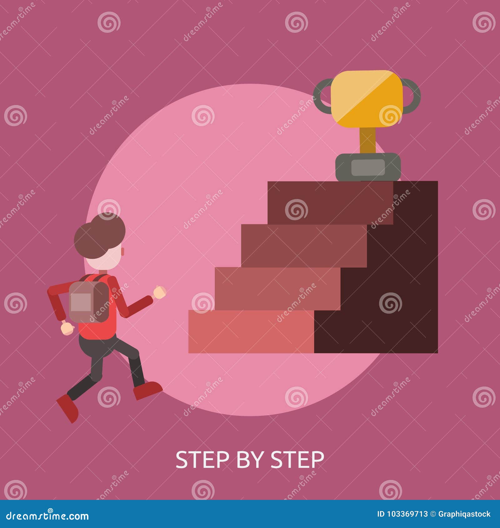 Step by Step Conceptual Design Stock Vector - Illustration of student ...