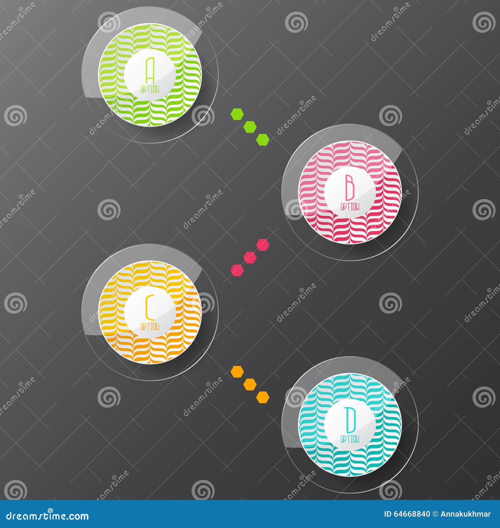 Step by step illustration stock vector. Illustration of icons - 64668840