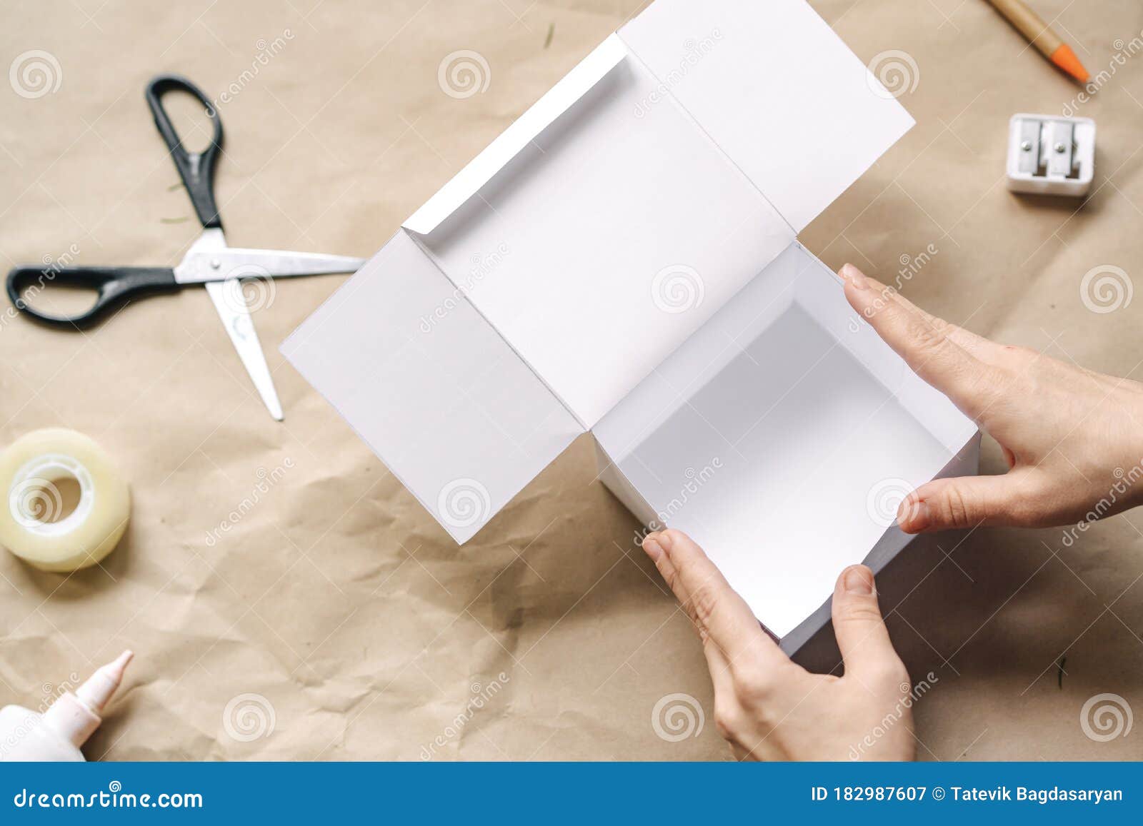 Step by Step Instruction for Creating Boxes, Step 5. Children`s ...