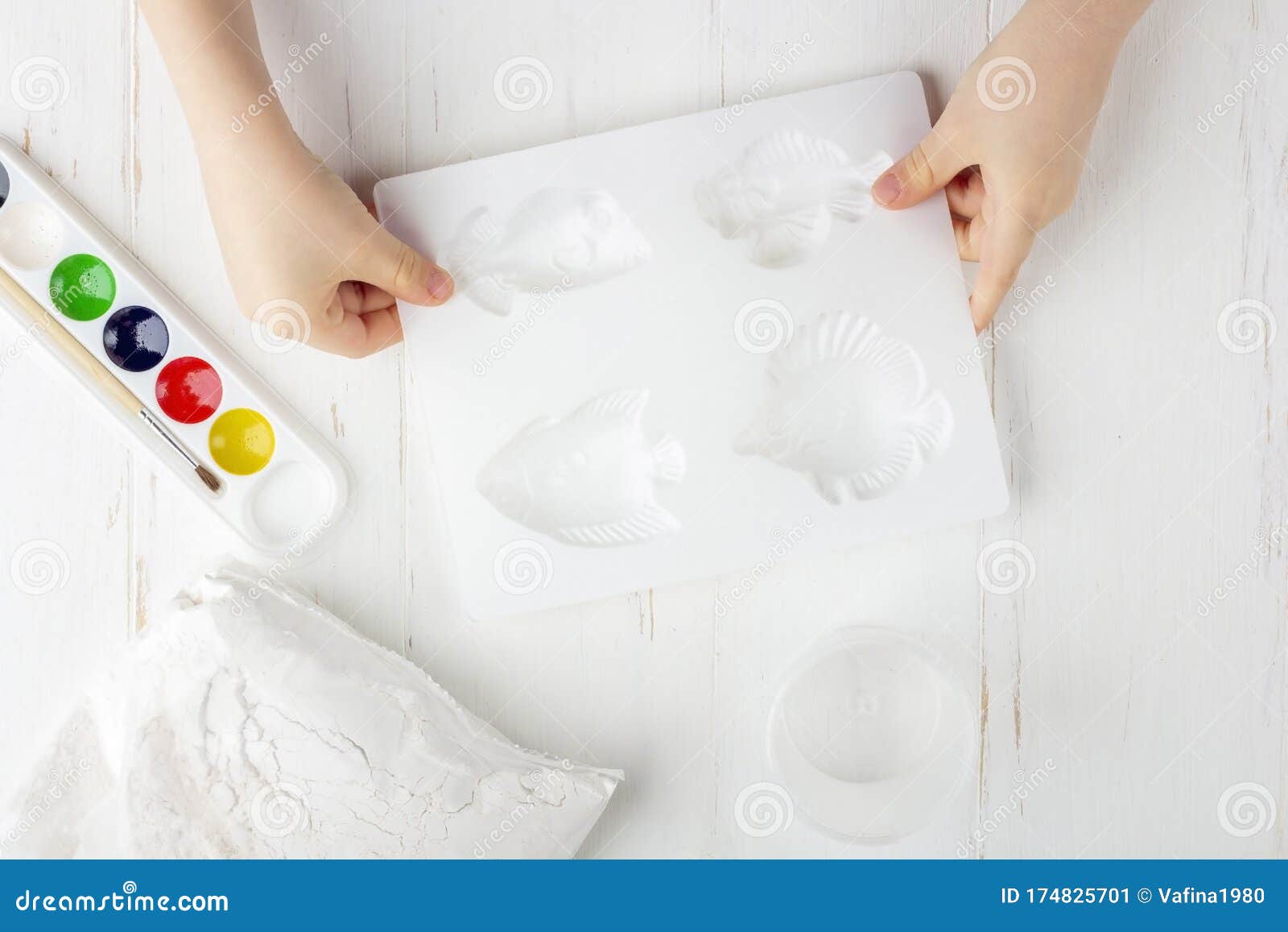 Step By Step Instruction: How To Make Plaster Figures. The Concept Of ...