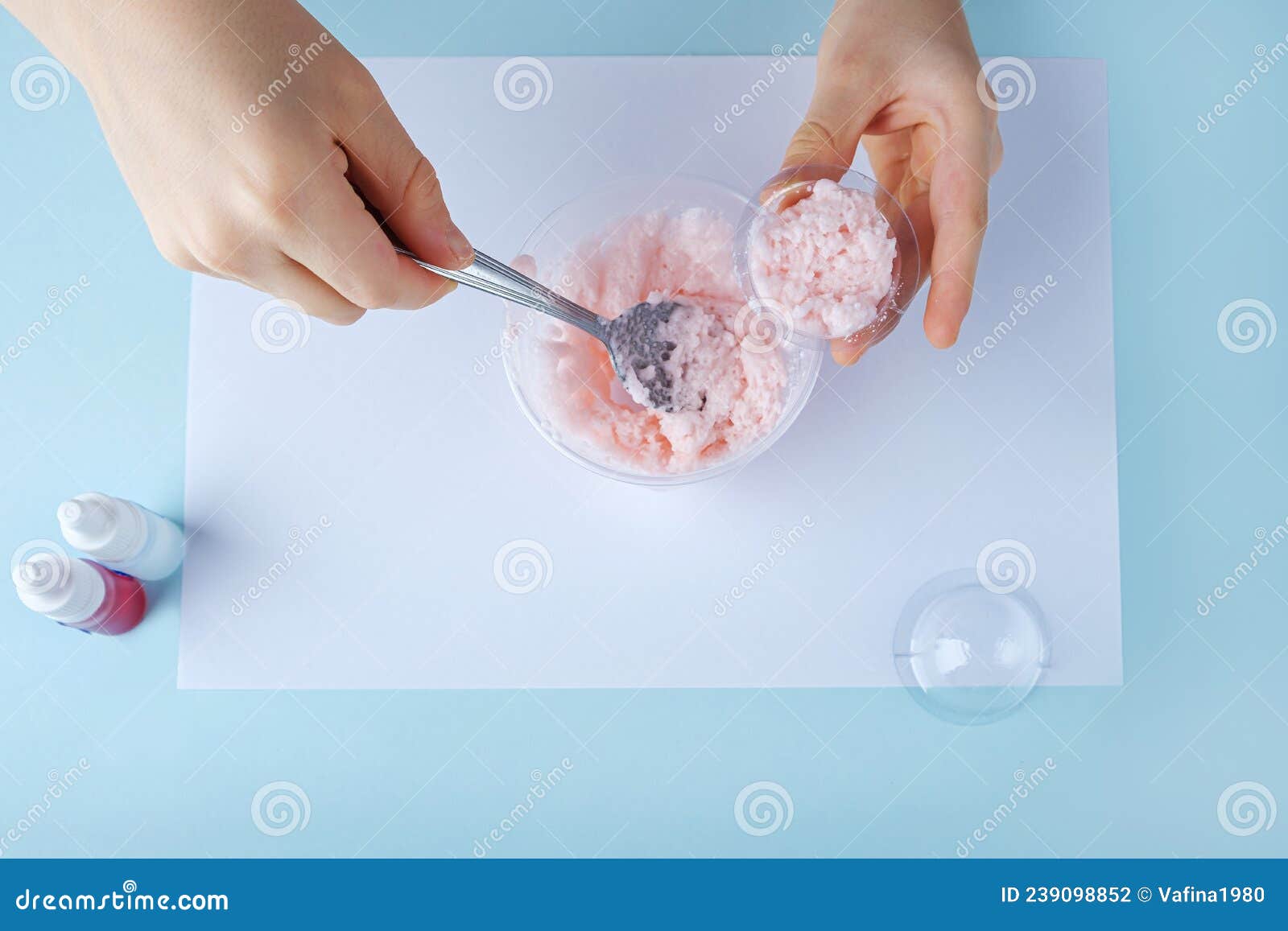 Step by Step Instruction: How To Make Salt Bomb. Concept of DIY and ...