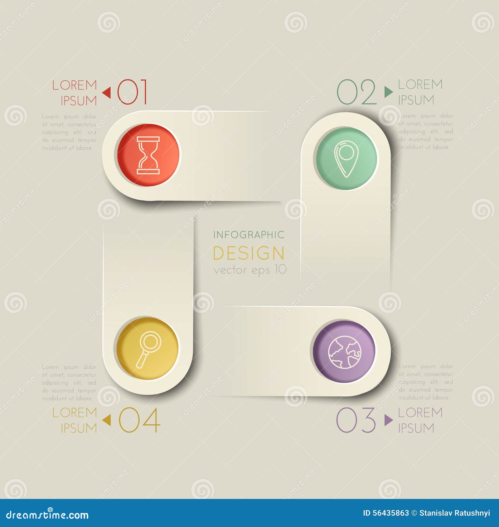 Step-by-step instruction stock illustration. Illustration of ...