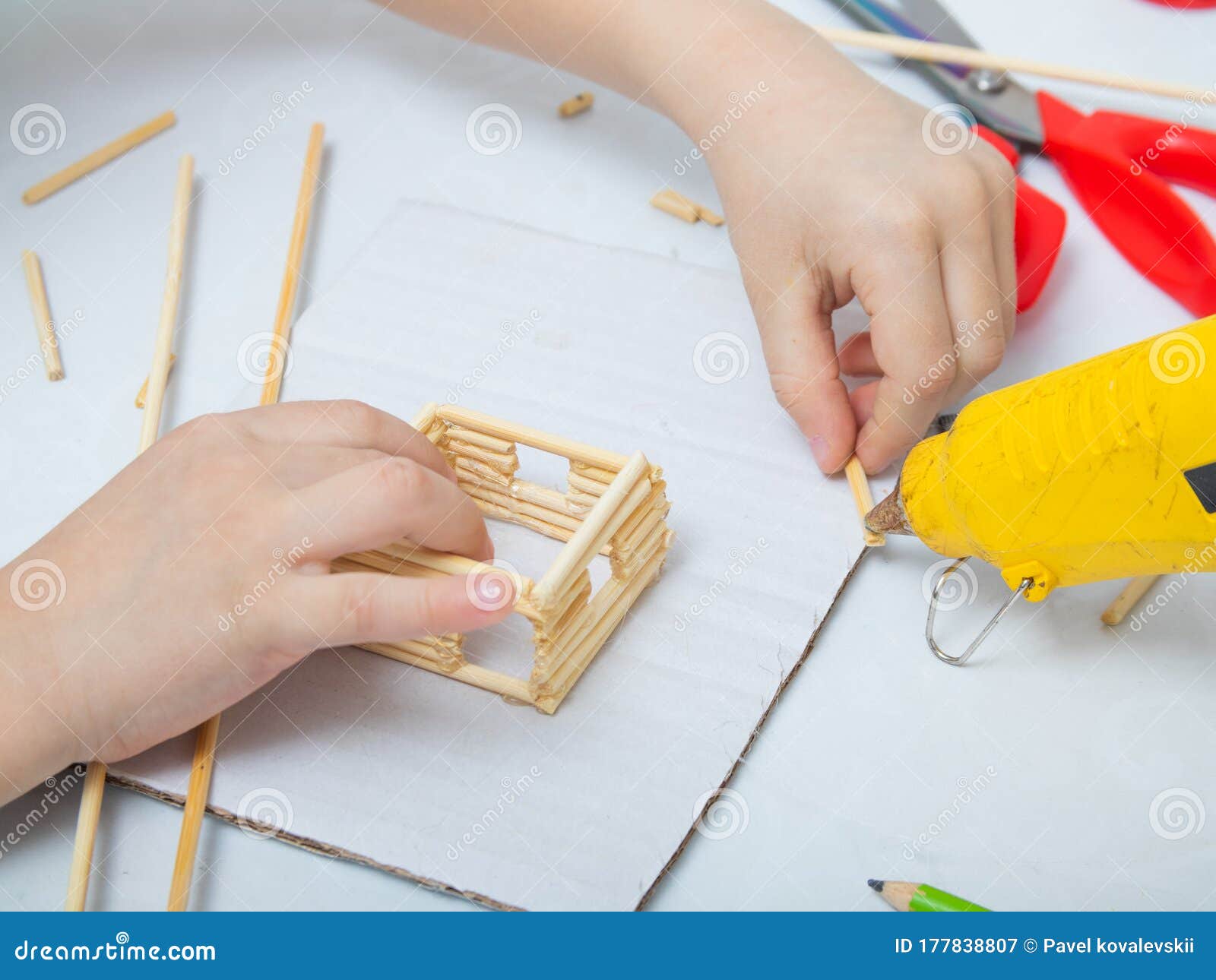 Step-by-step Instructions for Creating a House from Bamboo Sticks ...