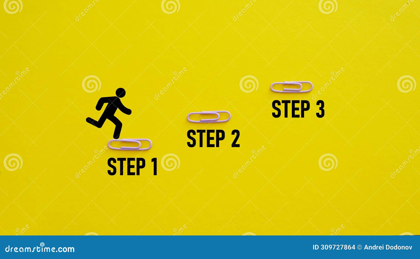 Step by Step Progress in Business Planning. Concept of Step 1 2 3 Stock ...