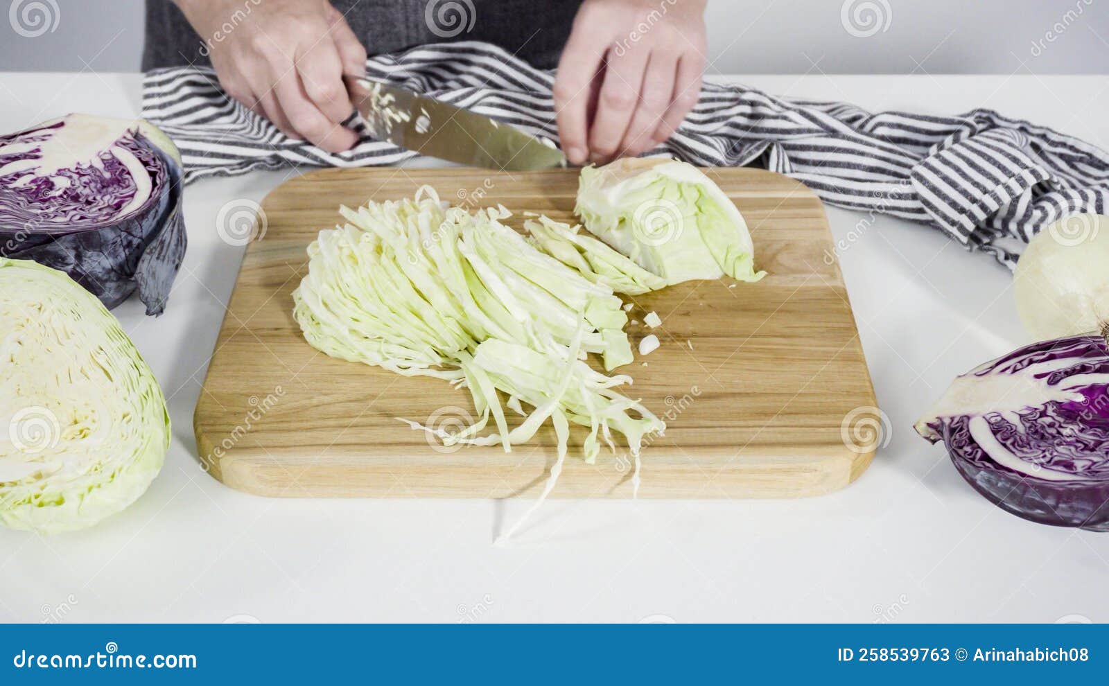 Cutting vegetables stock image. Image of shredding, vegetable - 258539763