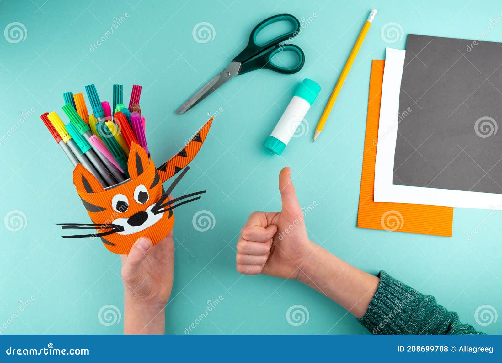 Step 8. Step-by-step Instructions on How To Make a Stand for Stationery ...