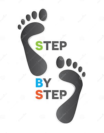 Step by step stock vector. Illustration of template, success - 51106633