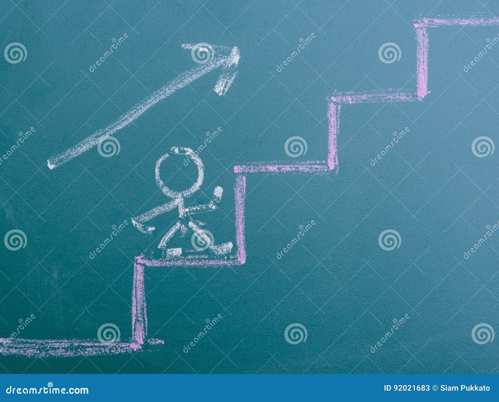 Step by step to the top stock image. Image of challenge - 92021683