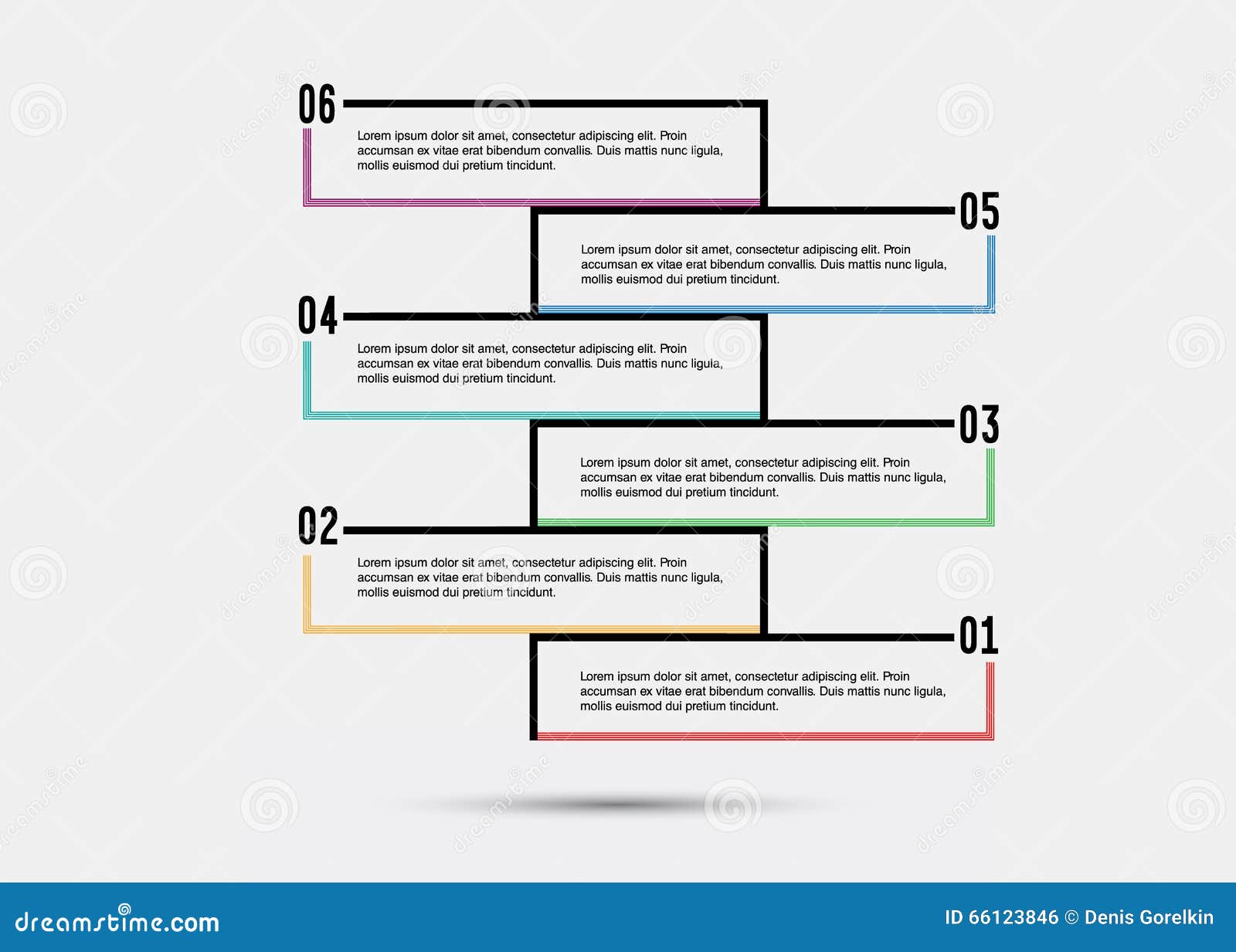 Step by Step Vector Design. Stock Vector - Illustration of marketing ...