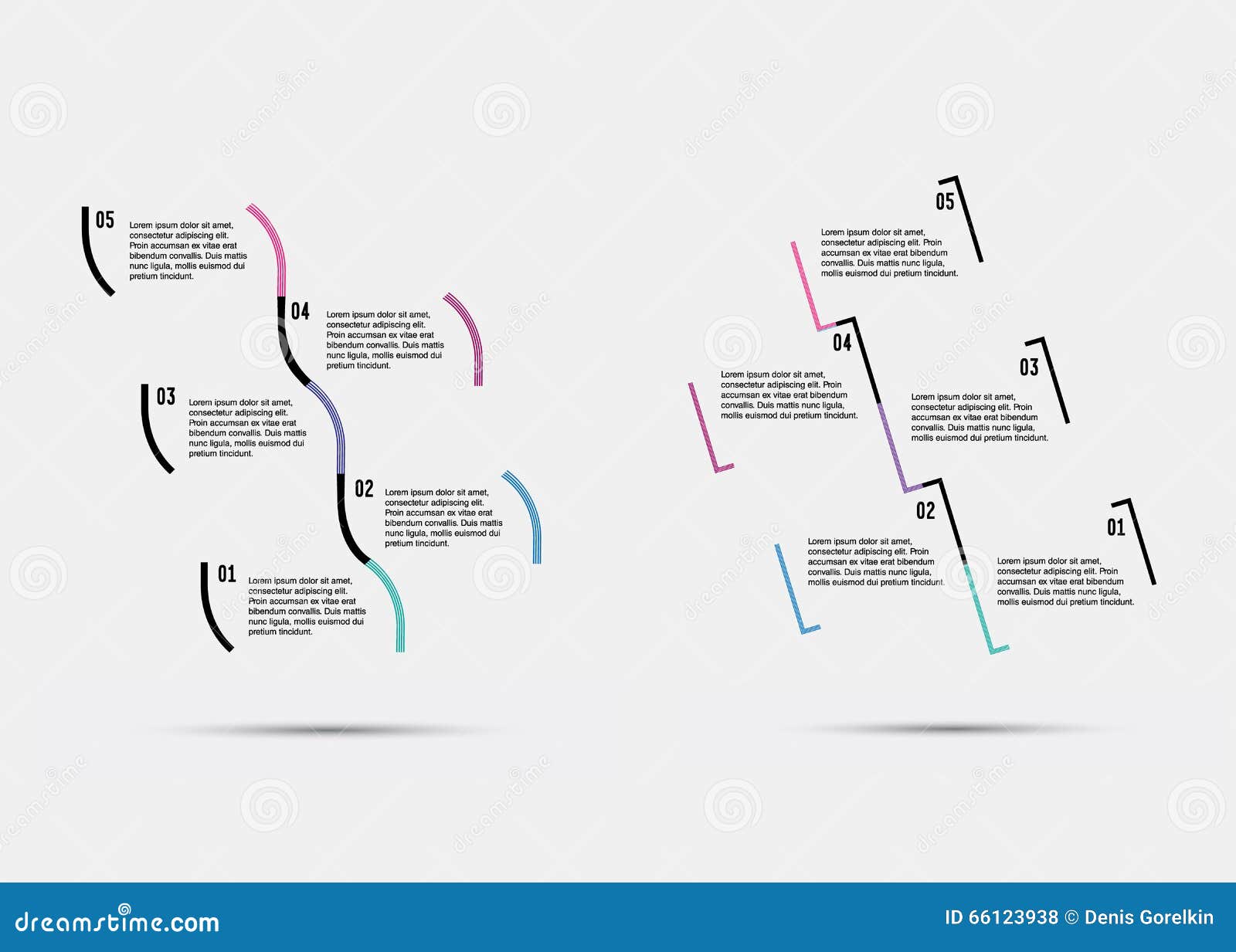 Step by Step Vector Design. Stock Vector - Illustration of banner ...