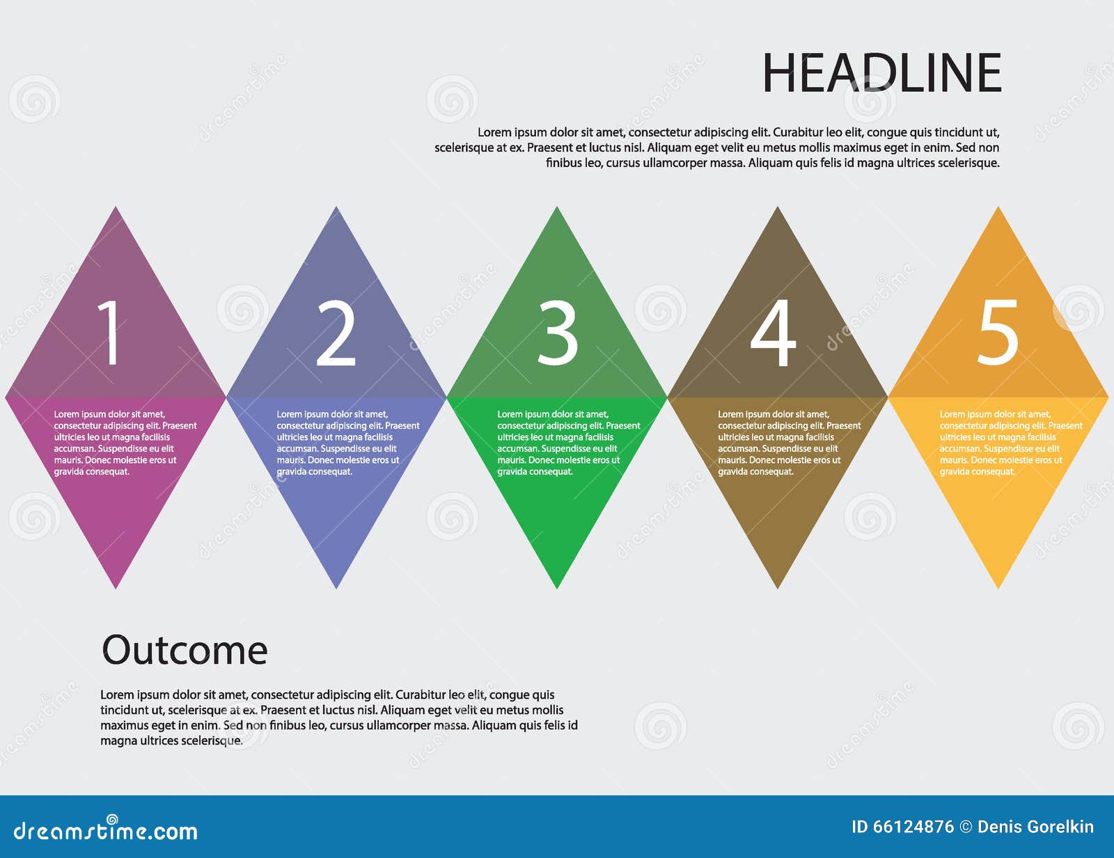 Step by Step Vector Design. Stock Vector - Illustration of concept ...