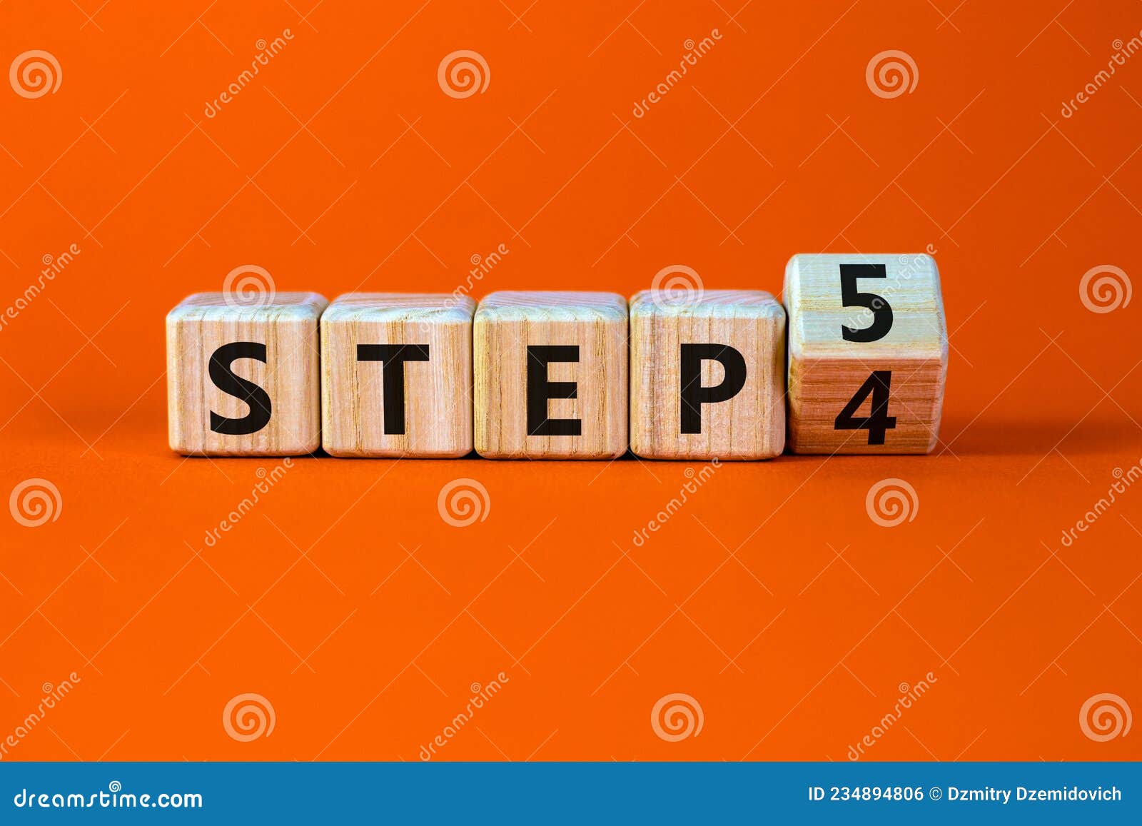 Step 4 or 5 Symbol. Turned a Wooden Cube and Changed Words Step 4 To ...