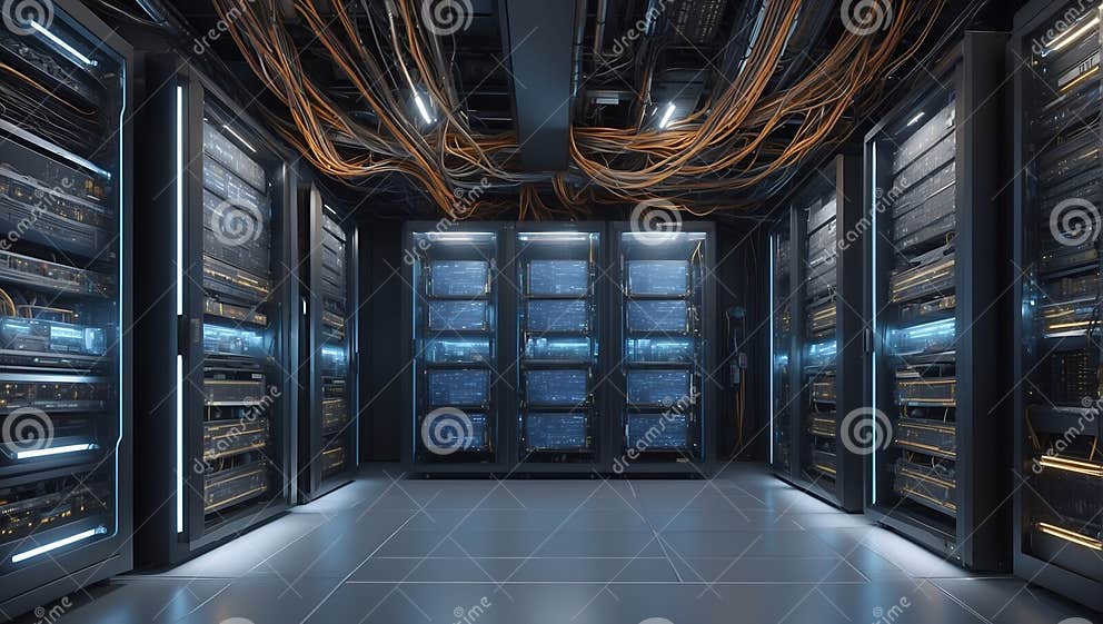 Techno Neuralis: a Futuristic Glimpse into AI Networking. AI Generate ...