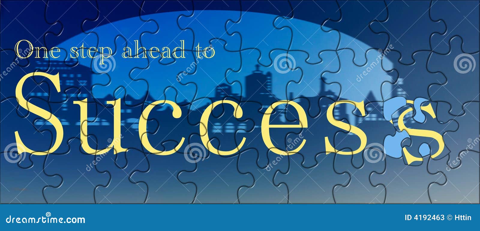 Step to success stock illustration. Illustration of cloud - 4192463