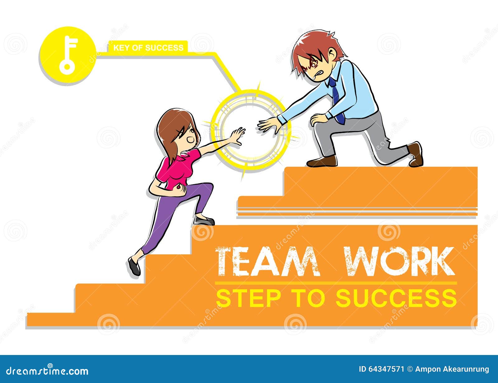 Step to success info stock vector. Illustration of organization - 64347571