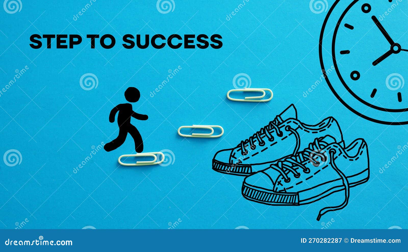 Step To Success is Shown Using the Text Stock Image - Image of ...