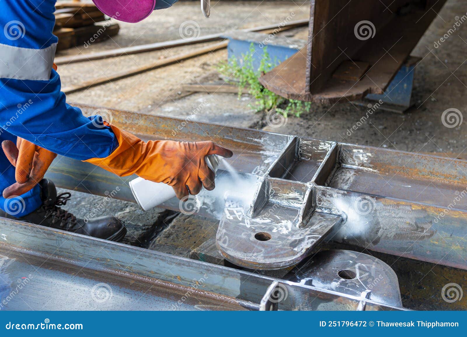 Use Spray White Contrast on the Welded Surface before Performing Non ...